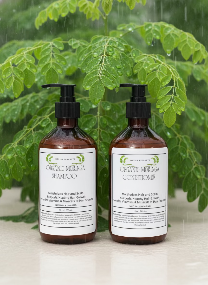 Moringa Shampoo + Conditioner Bundle – Mexica Products